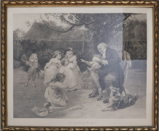 FRED MORGAN. Print, "The Sunshine of His Heart". Art - Engravings ...