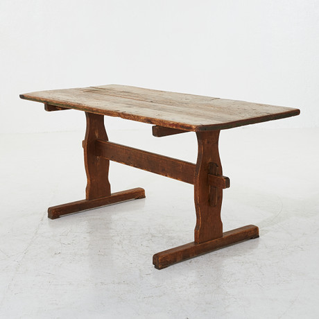 BOCKBORD, furu, 1800-tal. Möbler - Bord - Auctionet