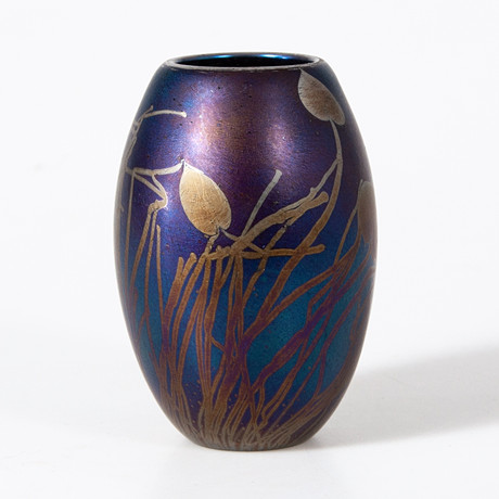 JOHN DITCHFIELD. Glass form. Vase, iridescent glass. Glass - Other ...