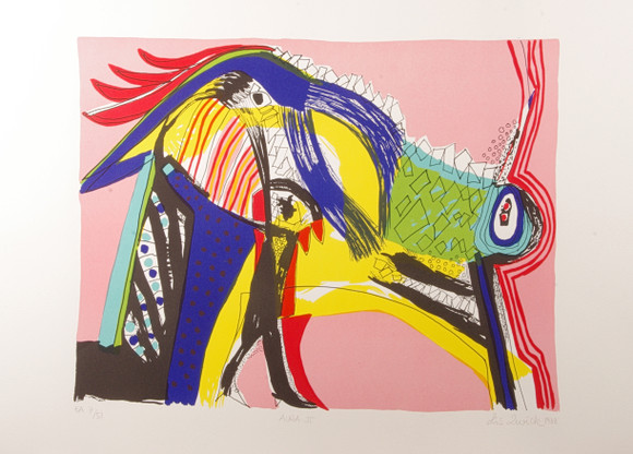 LIS ZWICK. "Aura II", färglitografi, signerad 1988. Konst - Grafik ...