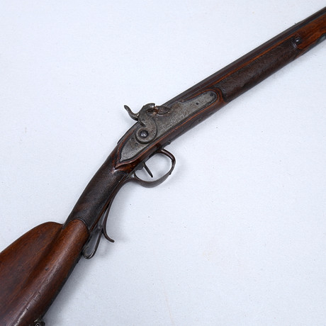 NICOLAS-NOËL BOUTET (1761 – 1833). Slaglåsgevär konv, från flintlås ...