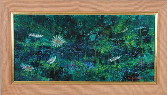 LARS ERIK LINDELL. olja på pannå, signerad. Konst - Måleri - Auctionet