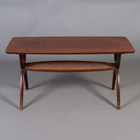 SOFFBORD. Mahogany, magazine rack, 1960s. Furniture - Tables - Auctionet