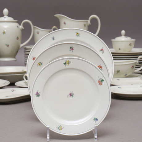 FOOD & COFFEE SET, 79 pieces, porcelain, Weimar, Germany. Ceramics ...