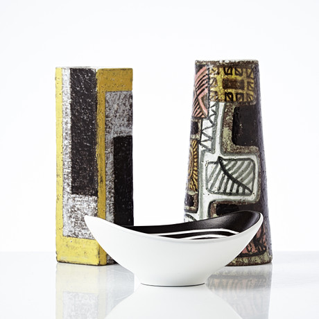 VASES, 2 pcs,, Atterberg and Mari Simmulson respectively for Upsala ...