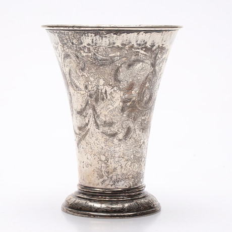 VAS, silver, rokokostil, CG Hallberg, Stockholm 1948, vikt ca. 187,1 ...