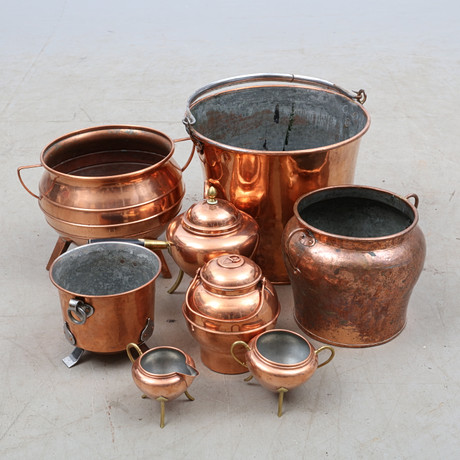 LOT OF A Collection OBJECTS, 8 pieces. Silver & Metals - Silver - Auctionet