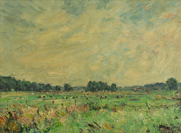 HANS THEODOR HALLIER (1908-1982). In the Klosterbach valley. Art ...