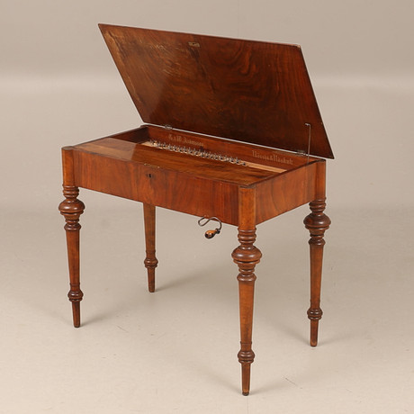 TABLE WITH GAMEPLAY, Andersson, Hässja-Näshult, late 19th century ...