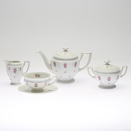 TEA SET, 27 pieces, porcelain, "Maria", Rosenthal, 1900s. Ceramics ...