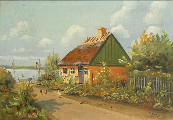 KARL RANG. Karl Rang, danska Kate. Konst - Måleri - Auctionet