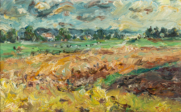 HANS THEODOR HALLIER (1908-1982). Klosterbachtal. Art - Paintings ...