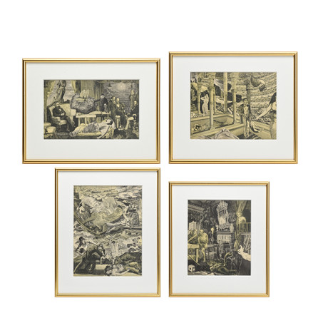 PETER WEISS (1916-1982): folder, "Peter Weiss 8 Collage for the novel ...