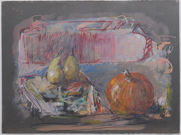 STEVEN HAWLEY, mixed media, signed and dated '84. Art - Paintings ...