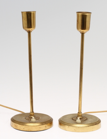 TABLE LAMP FEET, 1 pair, brass, 20th century. Lighting & Lamps - Other ...