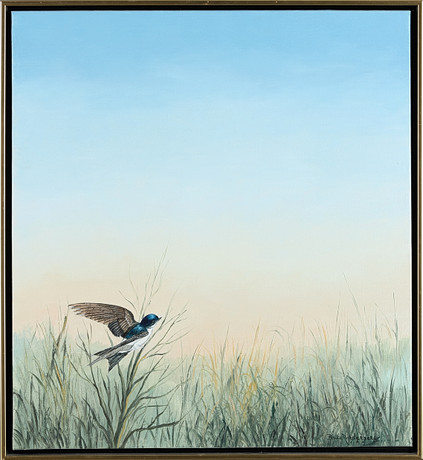 BRITA NORDENBERG( FÖDD 1943). "Morning Swallow II". Art - Paintings ...