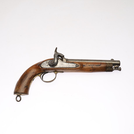 BLOCK PISTOL, Birmingham, 1867. Weapons & Militaria - Guns & Rifles ...