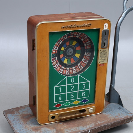 SPELAUTOMAT, "Roulomint", "Supplied by Ruffler & Walker, London ...