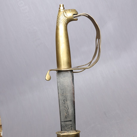 SWORD WITH SHEATH in VELVET, India. Weapons & Militaria - Edged weapons ...