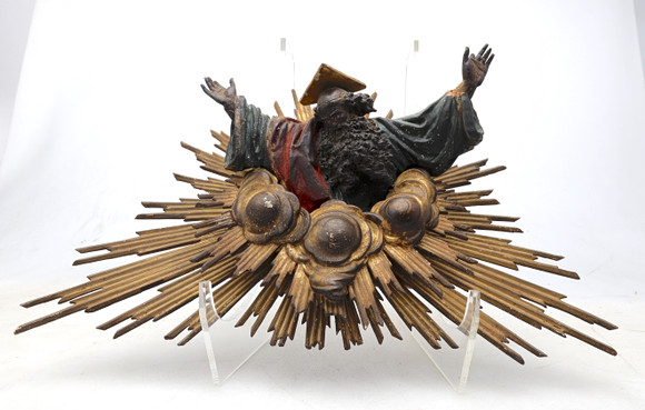 SPANISH SCHOOL, AFTER 18TH CENTURY MODELS. Gud Fadern. Konst - Skulptur ...