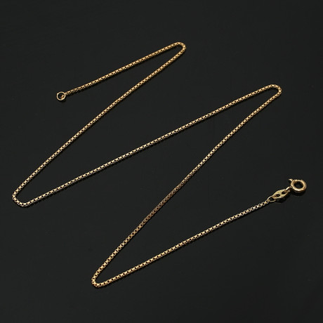 CHAIN, 18K gold, unidentified control stamps. Jewellery & Gemstones ...