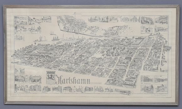 BODO VON CAMPENHAUSEN. Lithography, "Karlshamn" signed and numbered ...