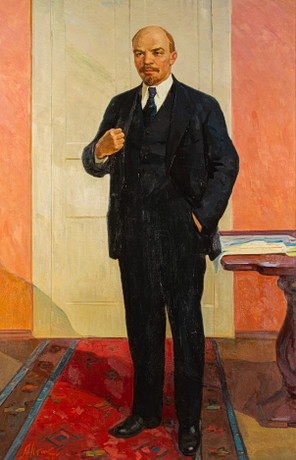 MIKHAIL VLADISLAVOVICH ANTONCHIK (1921-1998). lenin. Konst - Måleri - Auctionet