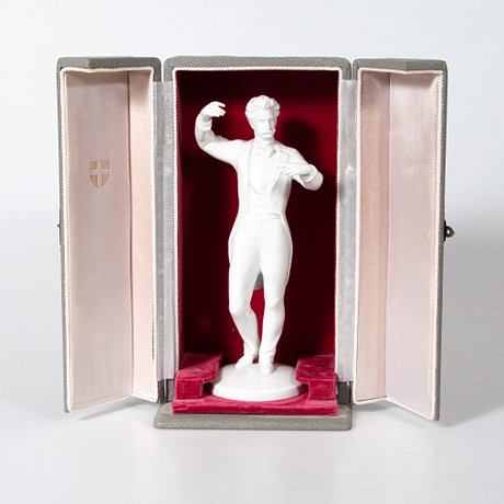 ROBERT ULLMAN. Johan Strauss, porcelain, Augarten, Vienna. With ...