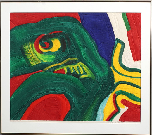 BENGT LINDSTRÖM. Komposition, carborundum, signerad och numrerad 34/99 ...