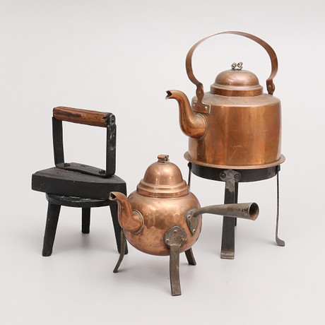 COPPER OBJECTS and IRON, early 20th century. Silver & Metals - Pewter ...