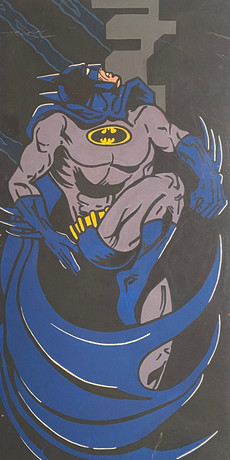 ARTIST PO´S. 'Batman', acrylic on composite panel. Art - Paintings ...