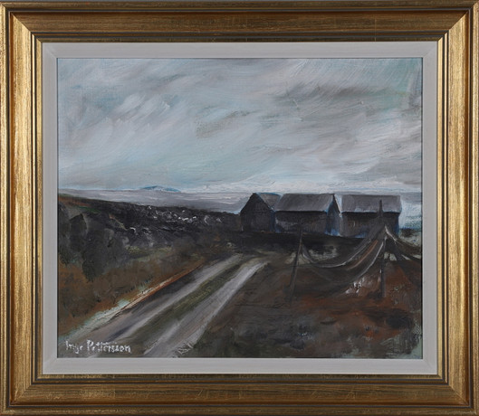 INGE PETTERSSON. oil on canvas, signed. Art - Paintings - Auctionet