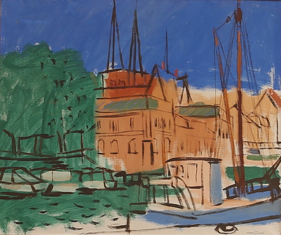 CARL HERMAN WETTERWIK. Olja på duk, signerad. Konst - Måleri - Auctionet