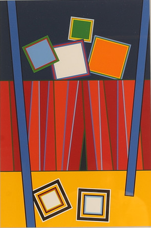 PETER FREUDENTHAL. Färglitografi, signerad och numrerad. Konst - Grafik ...