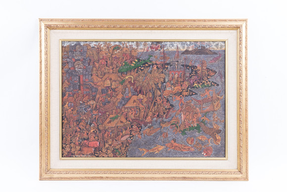 I WAYAN BENDI. I Wayan Bendi, maalaus, Batuan, Bali. Taide - Maalaus ...