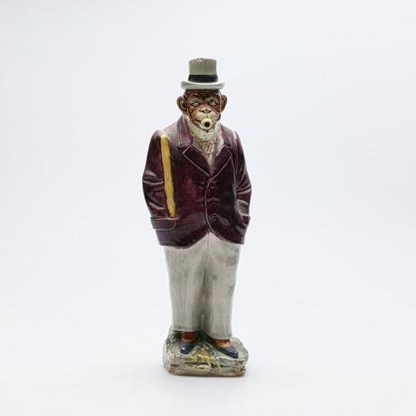 FLASKA / KARAFF, majolica, B&L Gesetzl Gesch, Österrike, 1800- / 1900 ...
