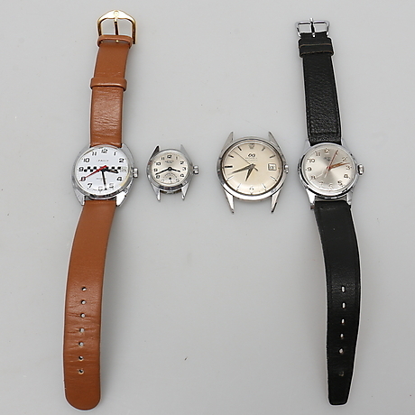 WRISTWATCH. 4 st. Blah. Facit. Clocks & Watches - Wristwatches - Auctionet