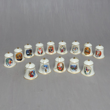 JULKLOCKOR, 14st, porslin, Rörstrand. Keramik & Porslin - Europeiskt ...