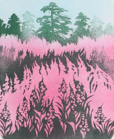 JAN HARR. "Fakler", färglitografi, signerad. Konst - Grafik - Auctionet