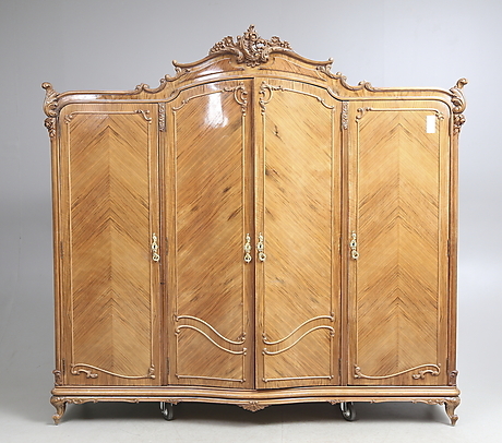WARDROBE, rococo style, first half of the 20th century. Furniture ...