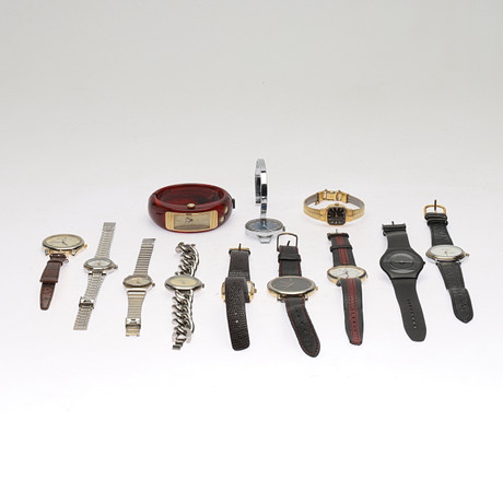 LOT OF A Collection WATCHES, 12 pieces, including Swatch and Capri ...