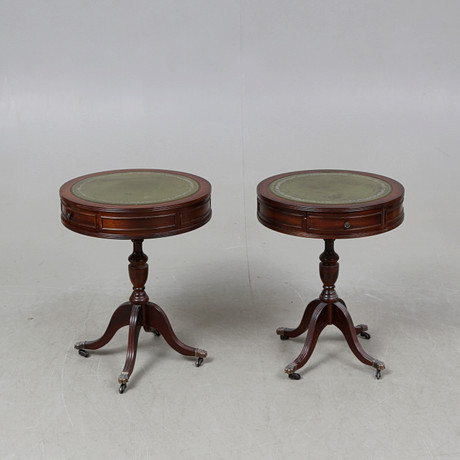 CAROUSEL TABLES, a pair, English style, 20th century. Furniture ...