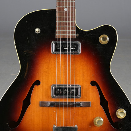 GITARR, Levin 335, 1961. Samlarföremål - Musikinstrument - Auctionet