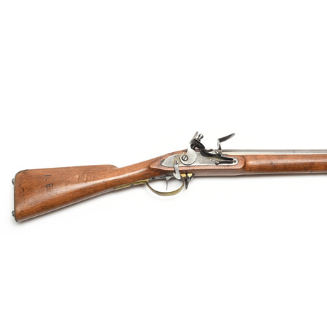 FLINT LOCK RIFLE WITH BAYONET - w/1791. Weapons & Militaria - Guns ...