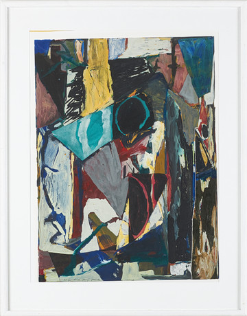 NIKLAS ANDERBERG ( FÖDD 1950). komposition, gouache, signerad Niklas ...