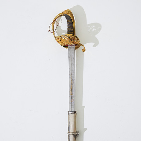 SABEL, sueco, hacia 1870, llamado modelo autorizado para oficiales de ...