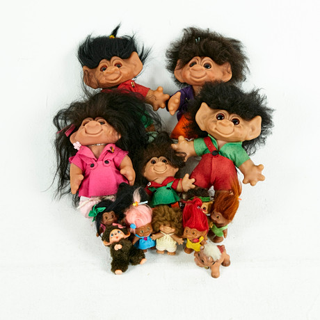 TROLL, 13 st, bland annat Thomas Dam, Danmark. Leksaker - Auctionet