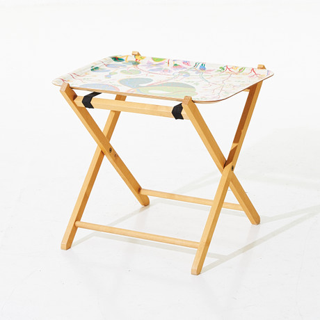 JOSEF FRANK. BRICKBORD, Firma Svenskt Tenn, "Teheran", on base marked ...