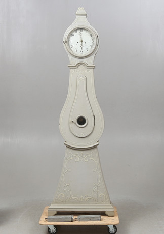 GOLVUR, rokokostil, urtavla märkt Sven Stålknapp, 1800-tal. Klockor ...