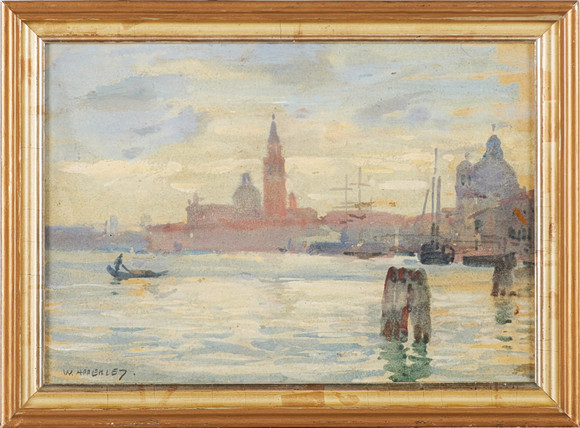GEORGE OWEN WYNNE APPERLEY (1884-1960). Venice, signed W Apperley, oil ...